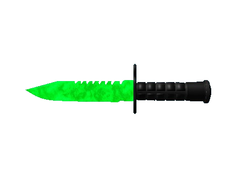 Skin - Emerald-Bayonet - Da Hood | RoValue